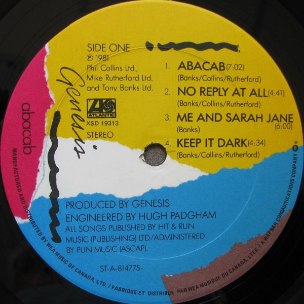 Genesis - Abacab (LP, Album, BPR) - BullTrax Records