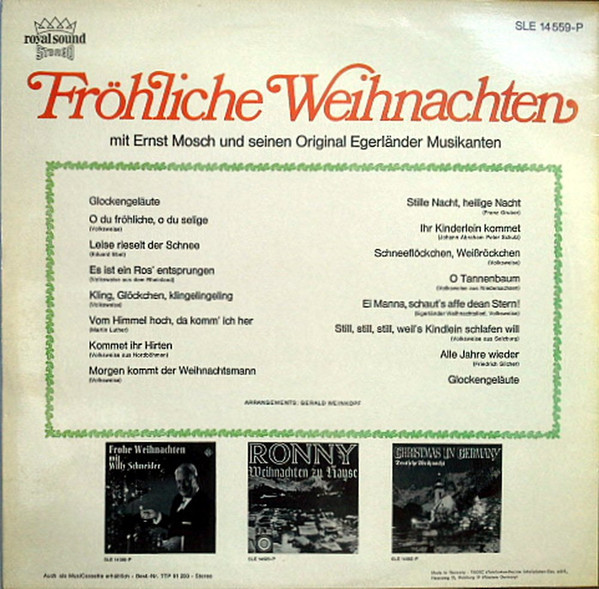 Ernst Mosch Und Seine Original Egerländer Musikanten - Fröhliche ...