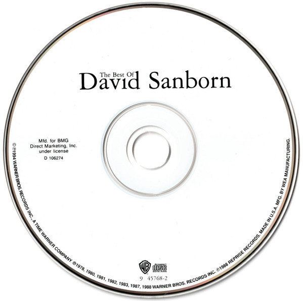 David Sanborn - The Best Of David Sanborn (CD, Comp, Club, BMG ...
