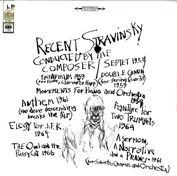 Stravinsky* - Recent Stravinsky Conducted By The Composer (LP ...