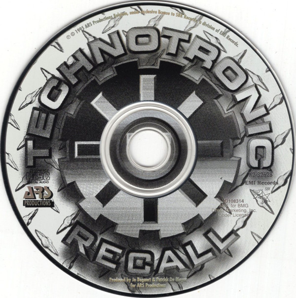 Technotronic - Recall (CD, Album, Club) - BullTrax Records