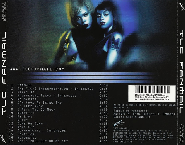 TLC - Fanmail (CD, Album, Club) - BullTrax Records