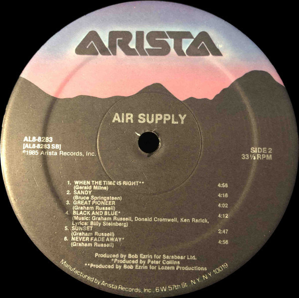 Air Supply - Air Supply (LP, Album) - BullTrax Records