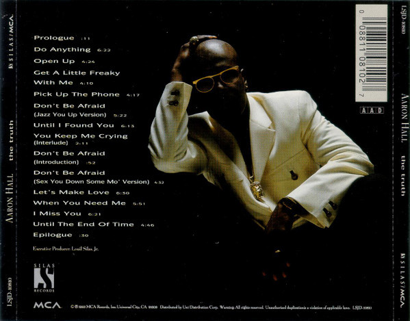 Aaron Hall - The Truth (CD, Album) - BullTrax Records