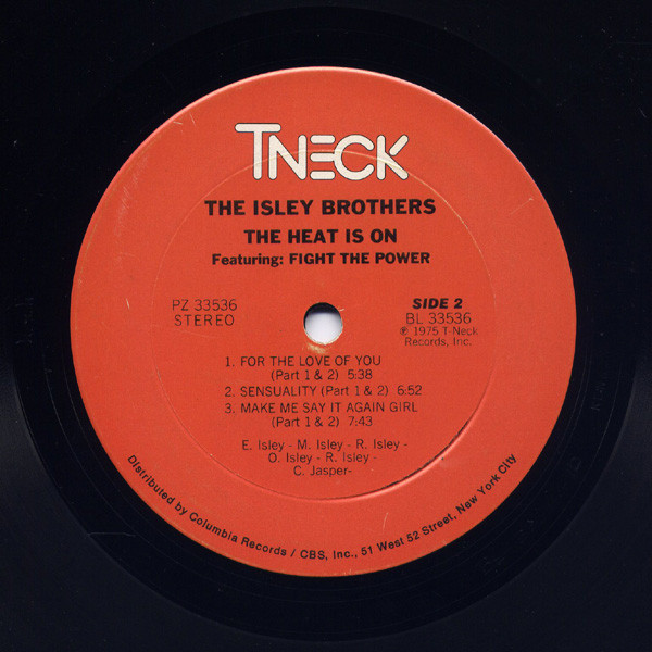 The Isley Brothers - The Heat Is On (LP, Album, Pit) - BullTrax Records