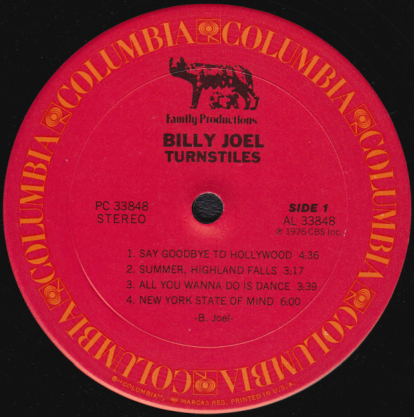 Billy Joel - Turnstiles (LP, Album, Ter) - BullTrax Records