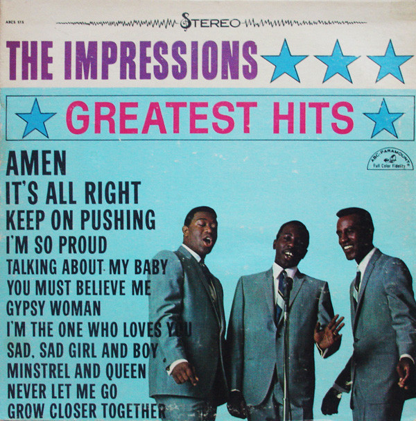 The Impressions - Greatest Hits (LP, Comp, RE) - BullTrax Records
