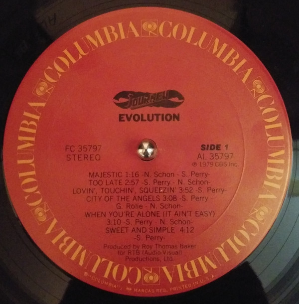 Journey - Evolution (LP, Album) - BullTrax Records