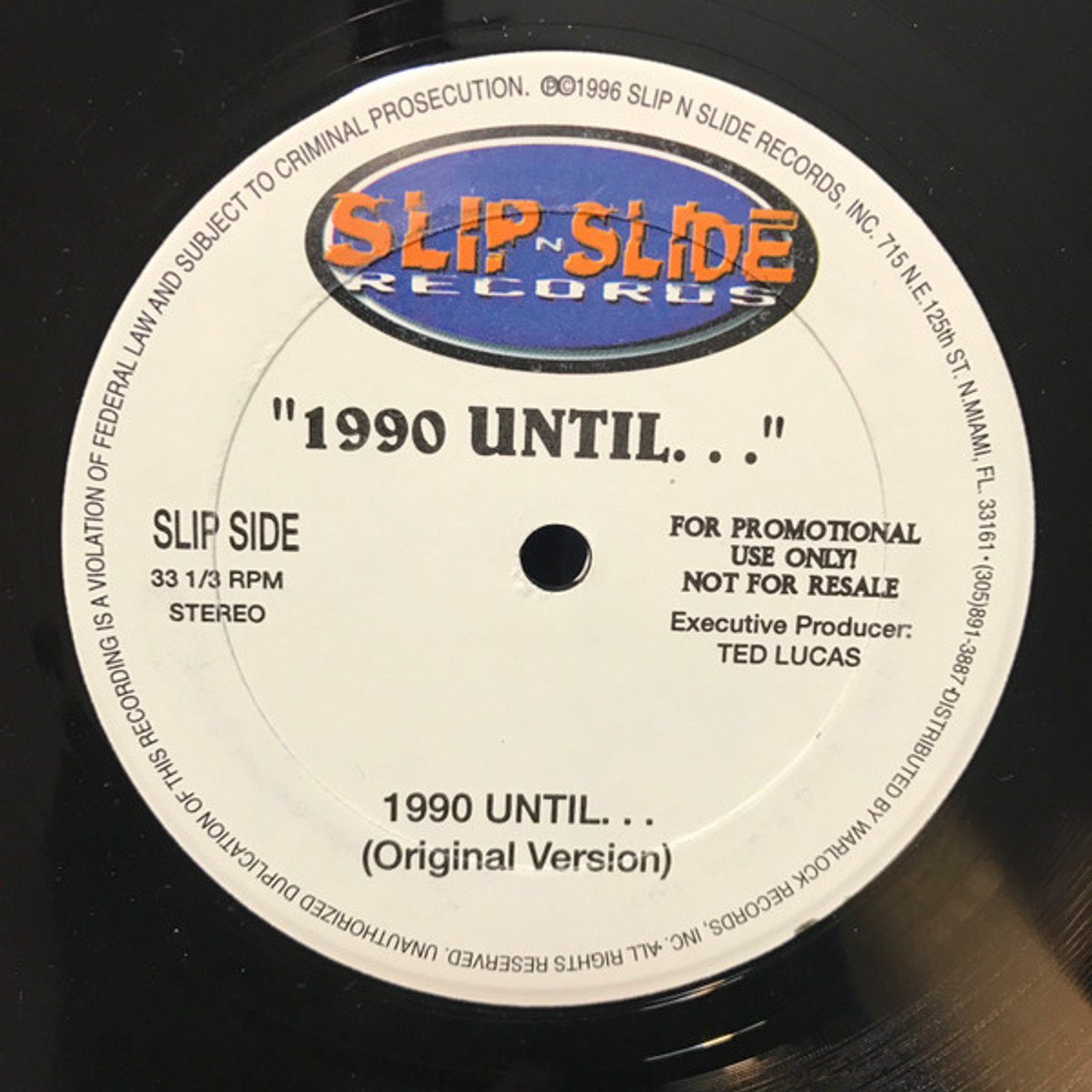 Trick Daddy & SNS All Stars - 1990 Until... (12", Promo) - BullTrax Records