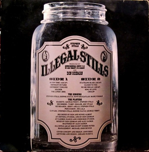 Stephen Stills - Illegal Stills (LP, Album, Pit)_3128667997 - BullTrax ...