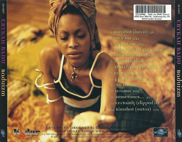 Erykah Badu - Baduizm (CD, Album, Club, BMG) - BullTrax Records