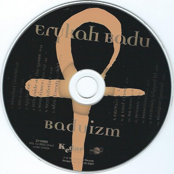 Erykah Badu - Baduizm (CD, Album, Club, BMG) - BullTrax Records