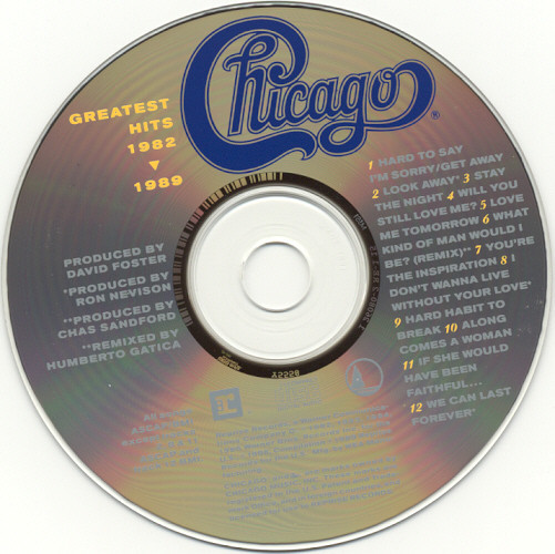 Chicago (2) - Greatest Hits 1982-1989 (CD, Comp, RE) - BullTrax Records