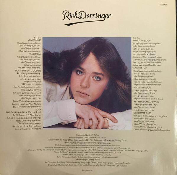 Rick Derringer - Spring Fever (LP, Album, Ter) - BullTrax Records