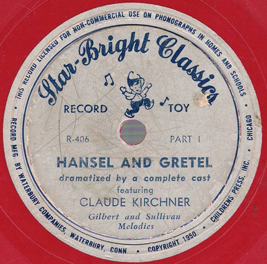 Claude Kirchner - Hansel And Gretel (7", Red) - BullTrax Records