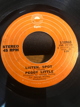 Peggy Little - Listen, Spot / Everything's All Right (7", Single ...