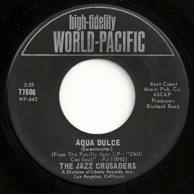 The Jazz Crusaders* - Aqua Dulce / Soul Bourgeoisie (7", Single ...