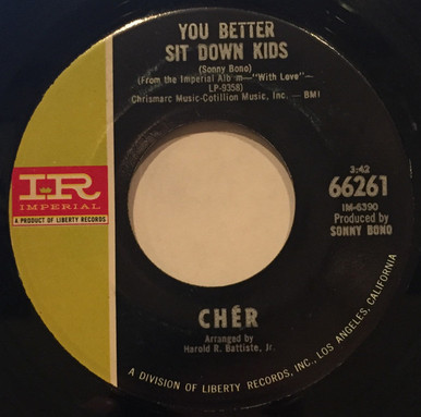 Chér* - You Better Sit Down Kids / Elusive Butterfly (7") - BullTrax ...