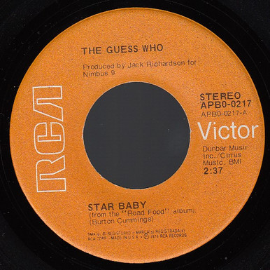 The Guess Who - Star Baby - RCA Victor - APB0-0217 - 7", Ind 1248270078 ...