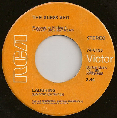 The Guess Who - Laughing - RCA Victor - 74-0195 - 7", Single 1876447774 ...
