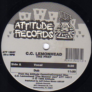 C.C. Lemonhead - The Prep - Attitude Records (2) - ATT 12027 - 12 ...