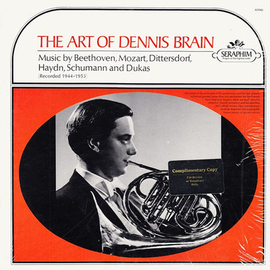 Dennis Brain - The Art Of Dennis Brain - Seraphim - 60040 - LP, Album ...
