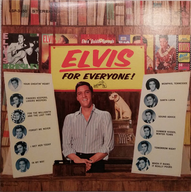Elvis Presley - Elvis For Everyone! (LP, Album) - BullTrax Records
