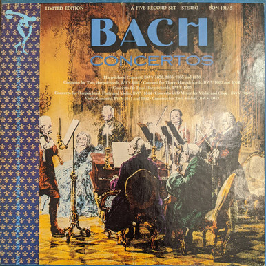 Johann Sebastian Bach - Bach Concertos (5xLP, Album, Ltd) - BullTrax ...