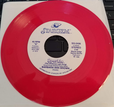 Barbara Ann Brown - Sparkle (7", Single, Red) - BullTrax Records