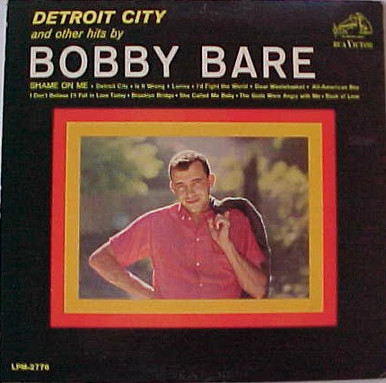 Bobby Bare - Detroit City And Other Hits By Bobby Bare (LP, Album, Mono ...
