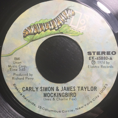 Carly Simon & James Taylor (2) - Mockingbird / Grownup (7", Single, Ter ...