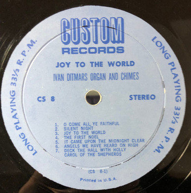 Ivan Ditmars - Joy To The World (LP, Album) - BullTrax Records