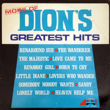 Dion (3) - More Of Dion's Greatest Hits (LP, Comp, Mono) - BullTrax Records