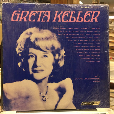 Greta Keller, Harry Jacobson - Greta Keller (LP, Mono) - BullTrax Records