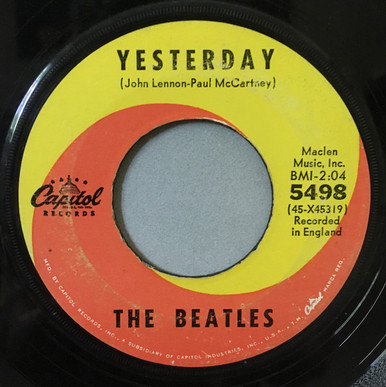 The Beatles - Yesterday (7", Single, RE) - BullTrax Records
