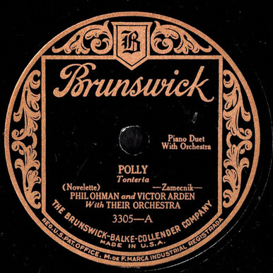 Phil Ohman And Victor Arden With Their Orchestra* - Polly / Dizzy ...