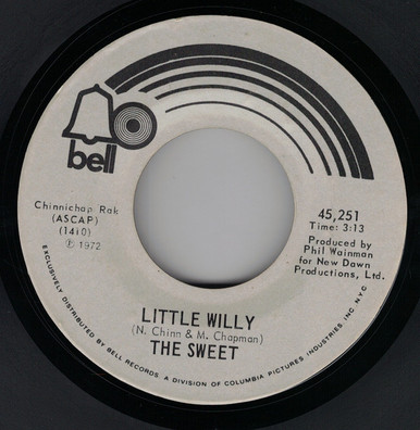 The Sweet - Little Willy / Man From Mecca (7", Styrene) - BullTrax Records