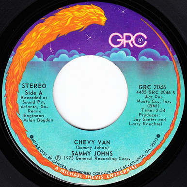 Sammy Johns - Chevy Van (7", Single, Styrene, PRC) - BullTrax Records