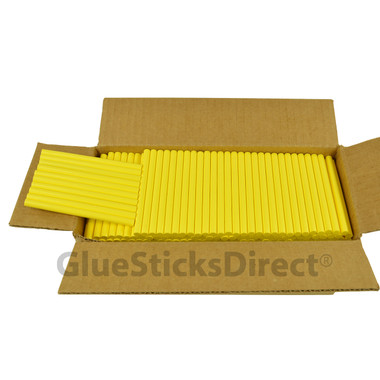 GlueSticksDirect Neon Yellow Colored Glue Sticks 5/16" X 4" 5 lbs ...