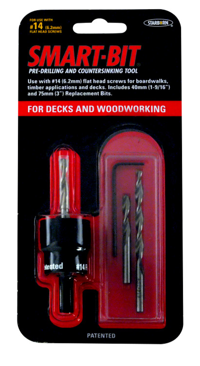 Smart Bit #14 Flat Head Pre drill & Countersink Deck Tool - Demar H ...