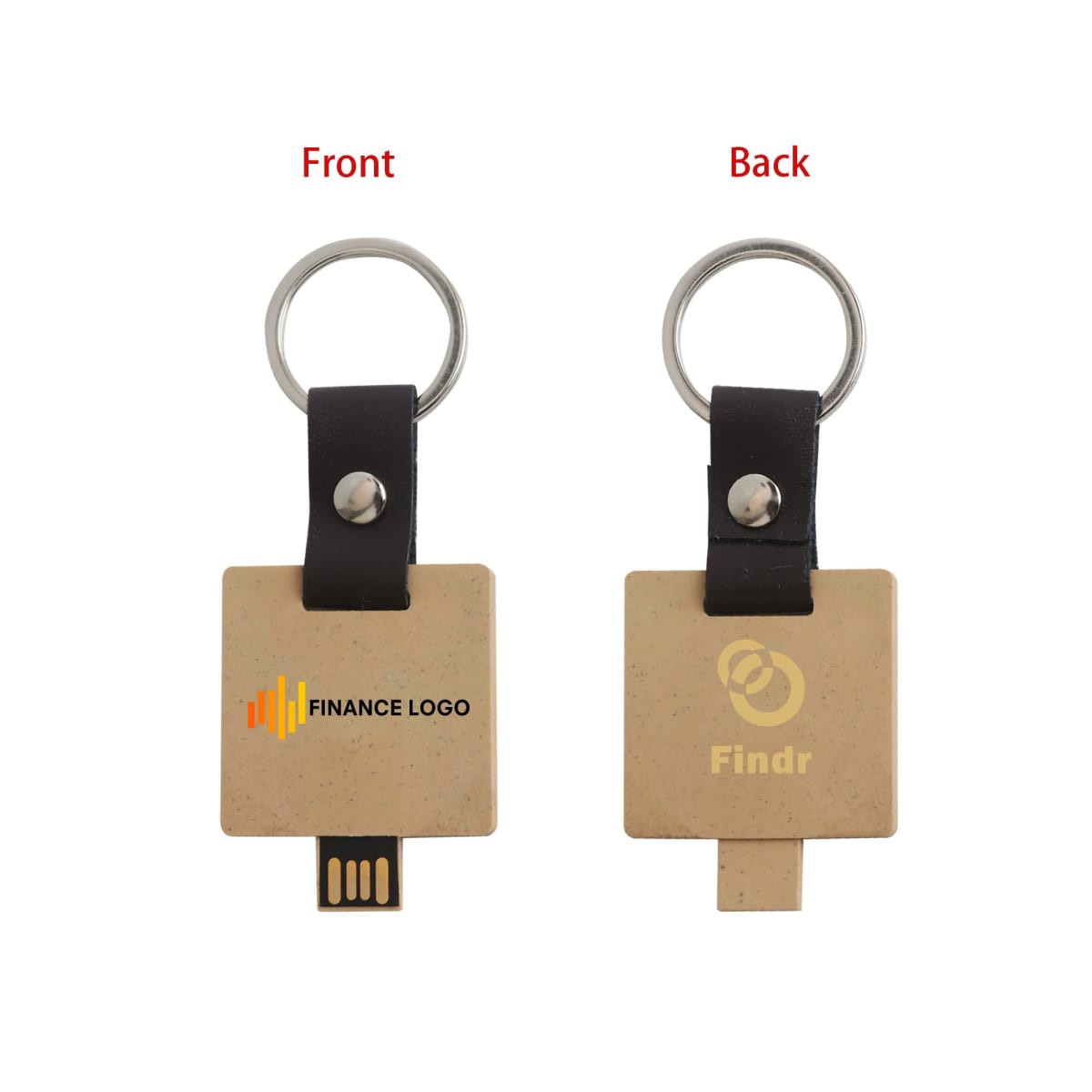 Eco Mini Flash Drive Keychain