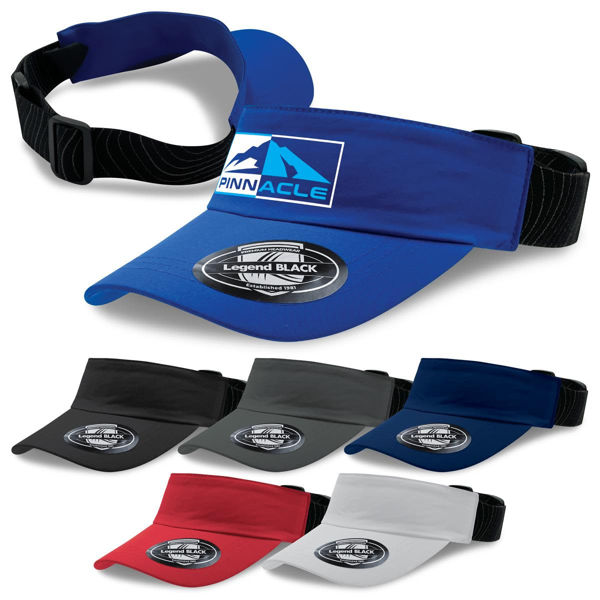 Legend Black Altitude Sports Visor