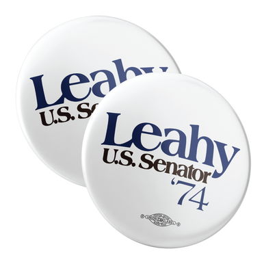 Leahy U.S. Senator '74 (2.25" Pin-Back Button -- Pack of Two ...