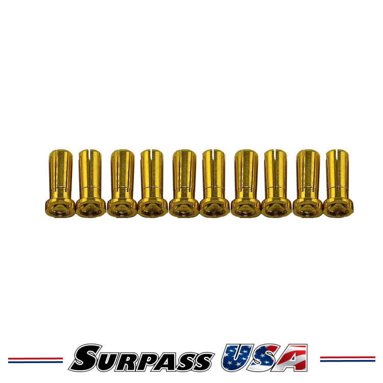 Surpass Hobby USA | Rocket Ultra Low Resistance Bullet Connectors