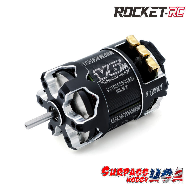 1:10 Brushless Motors - Rocket-RC V6M Modified Motors - Surpass Hobby ...