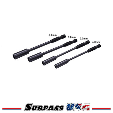 Surpass USA | Surpass ASPEC Black-Ti 1/4" Box Wrench Driver Set 4.0, 5. ...