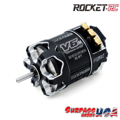 Surpass Hobby | Rocket-RC V6M Modified 10.5T Sensored Brushless Motor ...