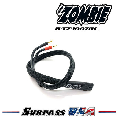 Team Zombie XT60, 4mm Tube Plug 500mm 10awg Power Supply Cable B-TZ-1007RL