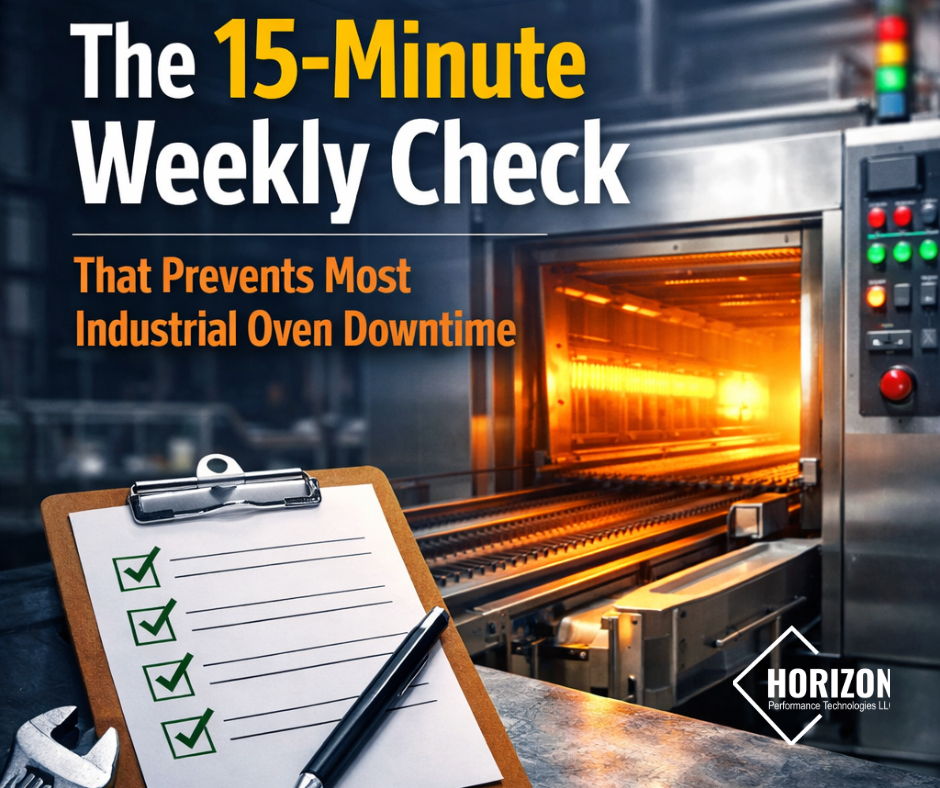 Weekly 15-Minute Industrial Oven Preventive Maintenance Checklist ...