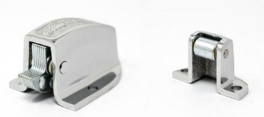 Brixon 2HCI-C #2 Latch Body, Strike & Handle (CI) Polished Chrome